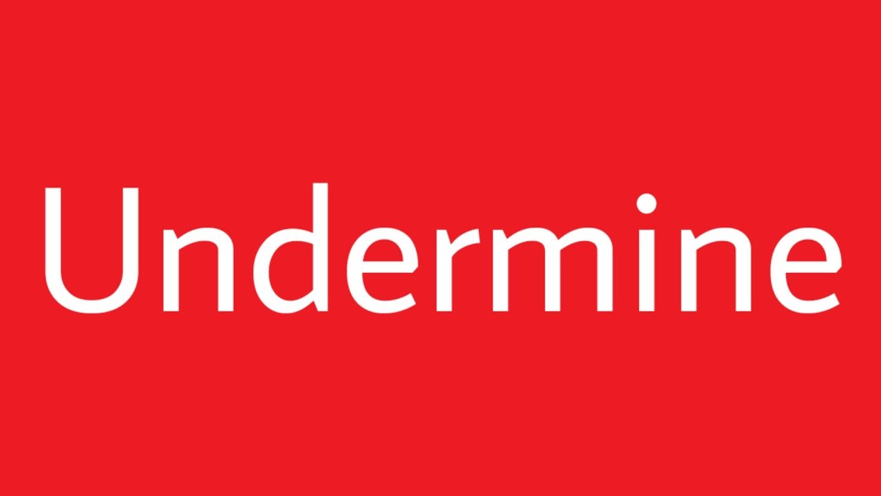 Undermine YouTube undermine-youtube