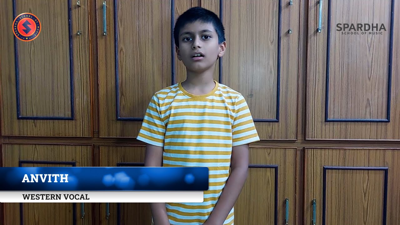 Anvith | Spardha Digital stage | Western Vocals Performance - YouTube