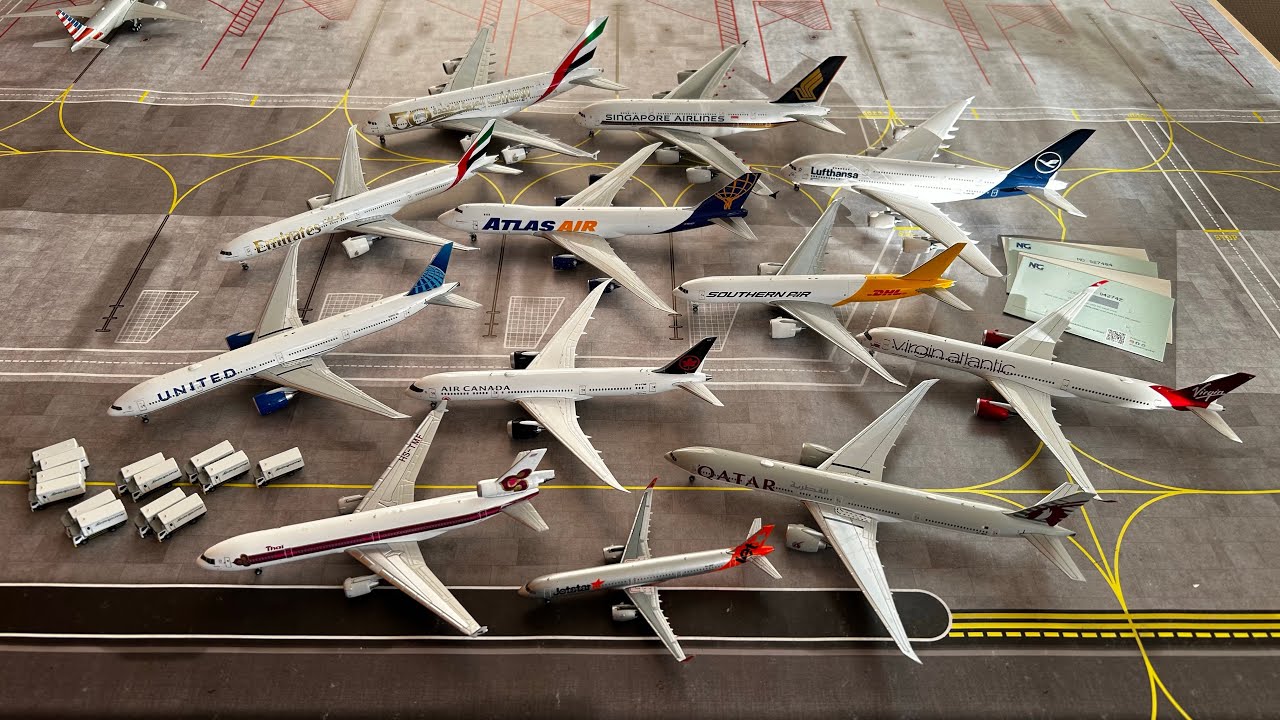 MASSIVE UNBOXING! Unboxing TWELVE New 1:400 Model Planes! - YouTube