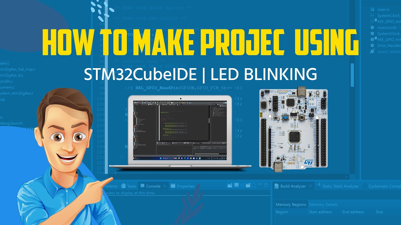 Stm32cubeide Tutorial Create Your First Stm32 Led Blinking Project 5331