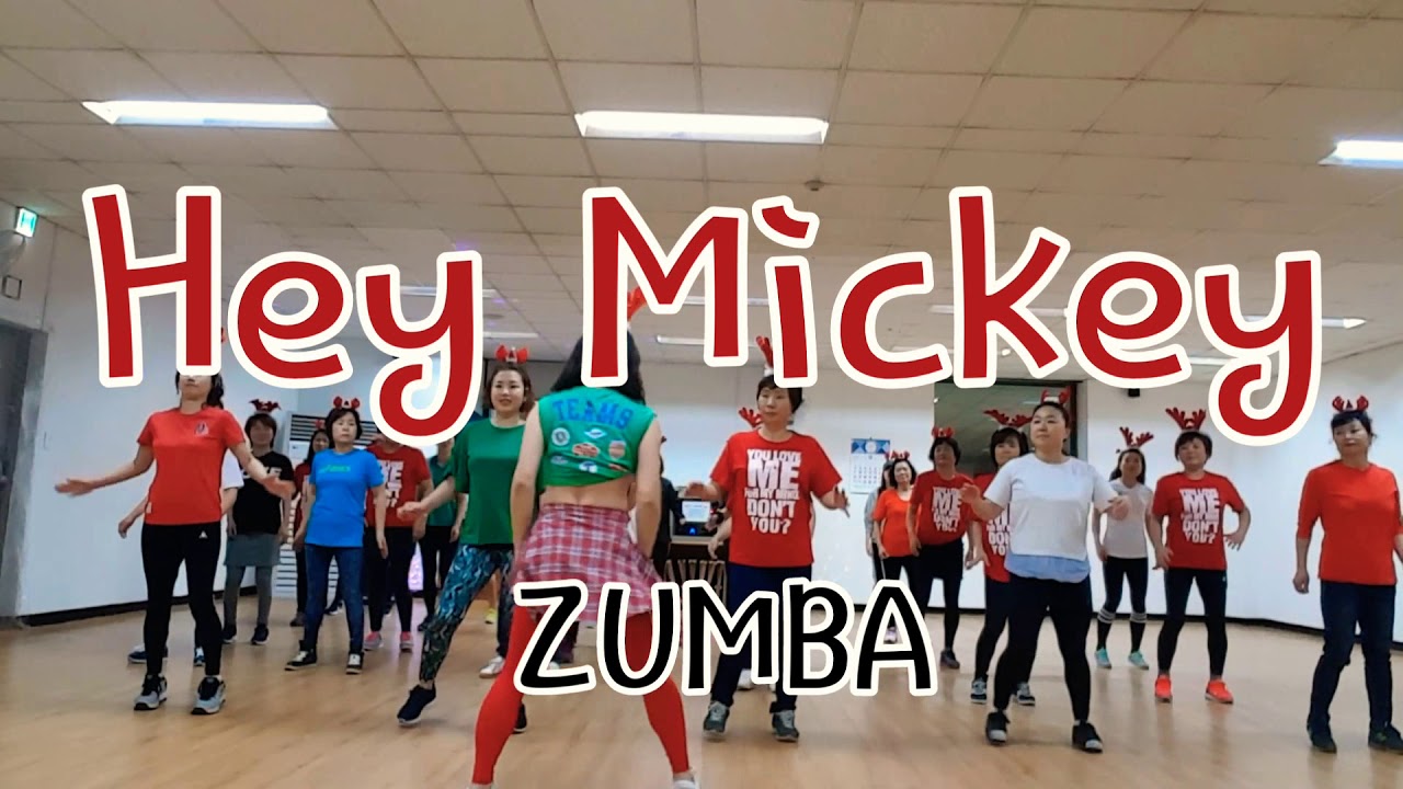 Hey Mickey/Zumba fitness - YouTube