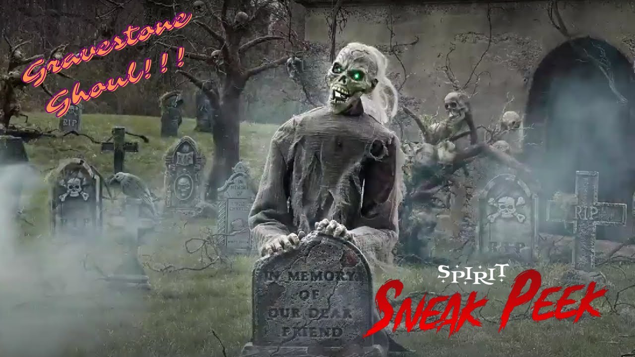 Gravestone Ghoul!!! | Spirit Halloween 2024 Sneak Peeks | Nate Is Here ...