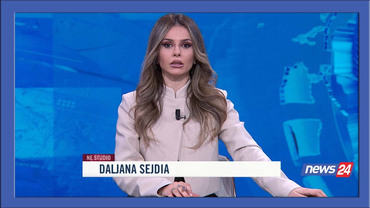 4 shkurt 2024 Edicioni i Lajmeve ne News24, ne studio Daljana Sejdia ...