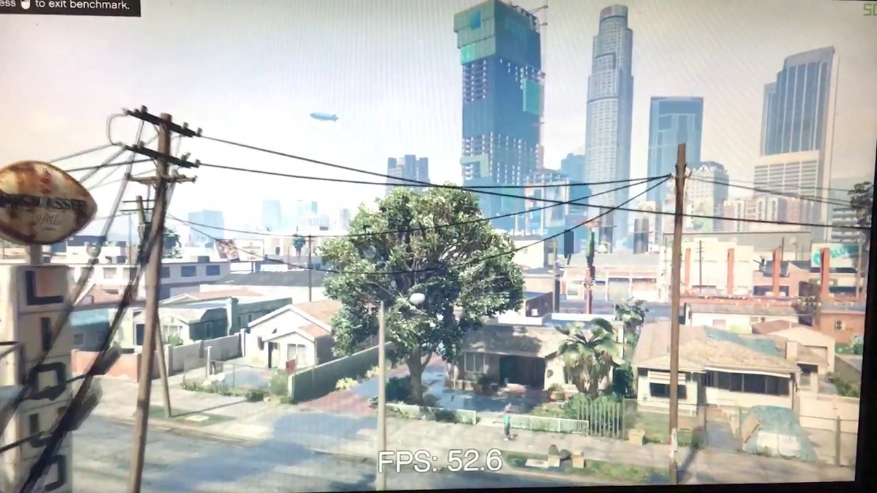 What if GTX 1070 ＋ AMD A10 APU GTA V Benchmark Ultra Setting - YouTube