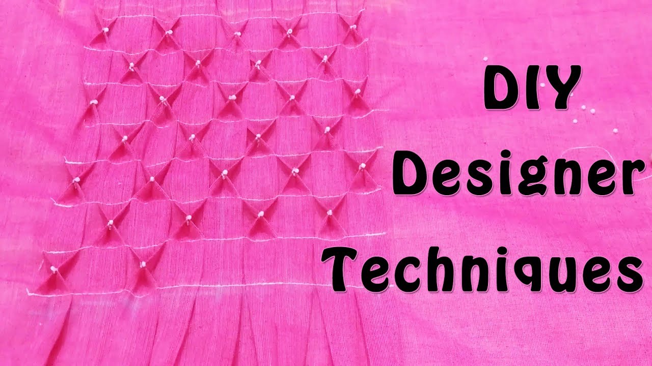 DIY Sewing Techniques | Designer Smocking Technique - YouTube