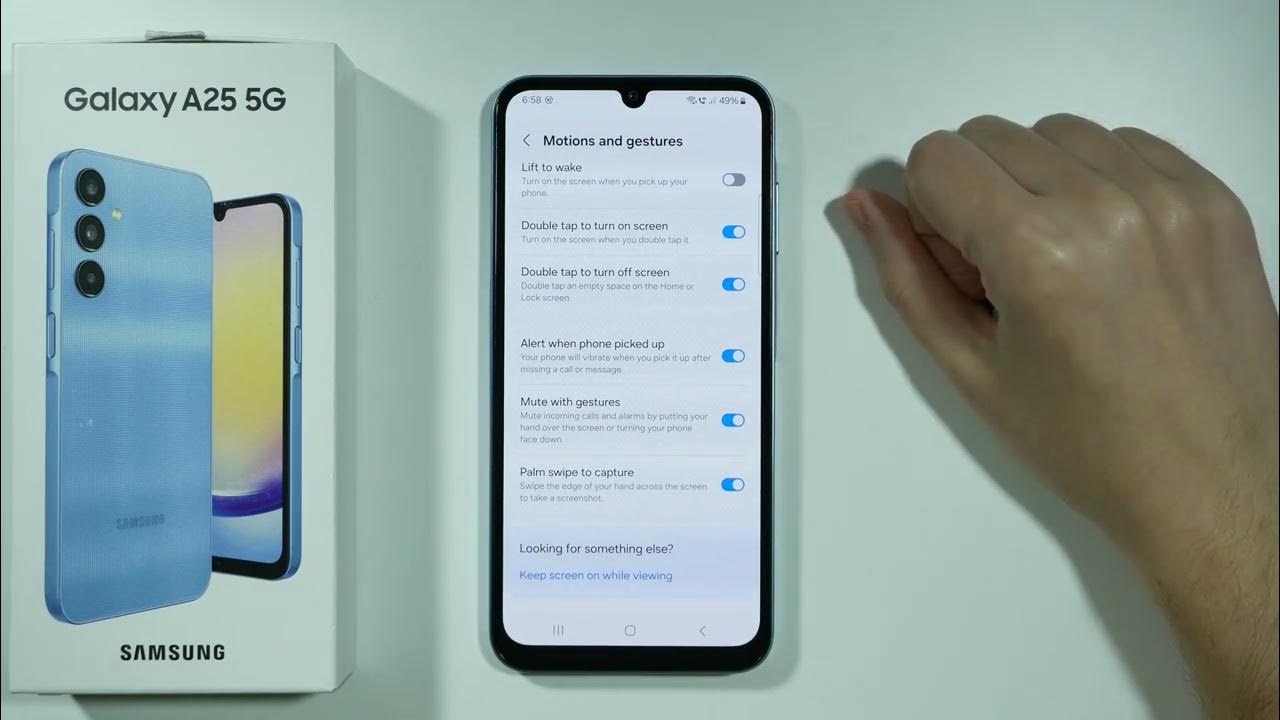 Samsung Galaxy A25 5G: All Motions & Gestures - YouTube