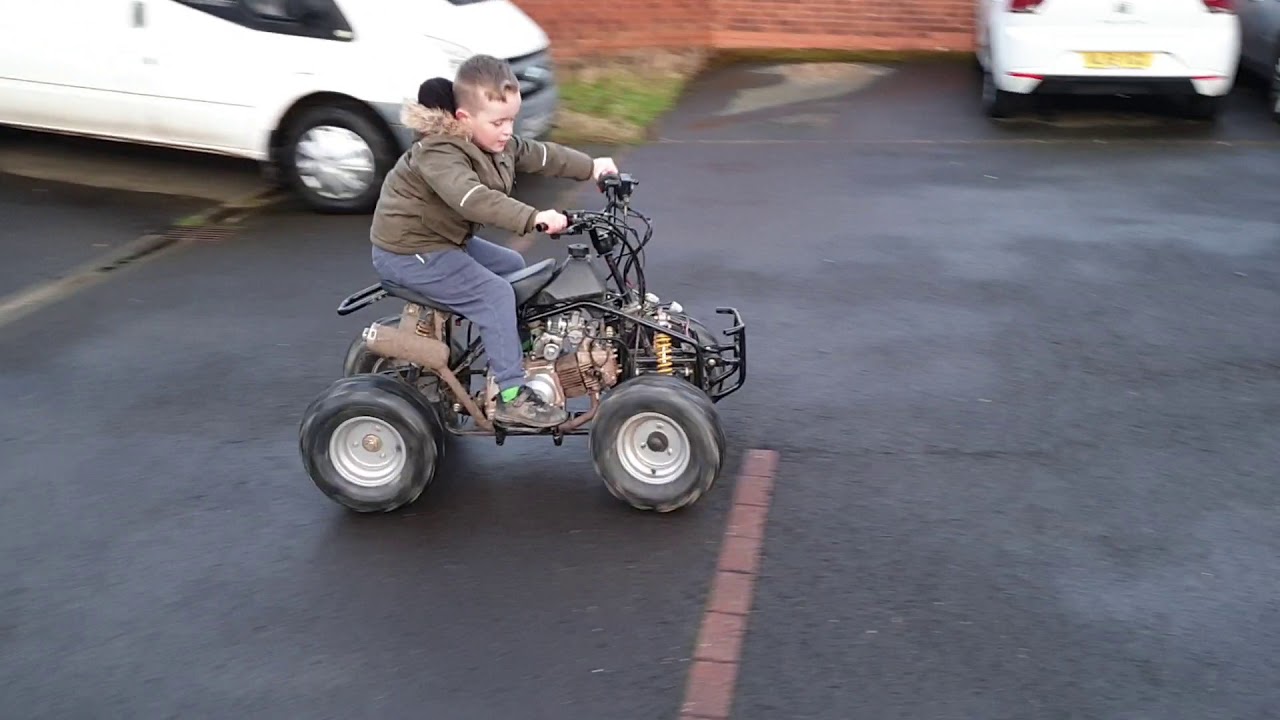 110cc ATV BROKEN - YouTube