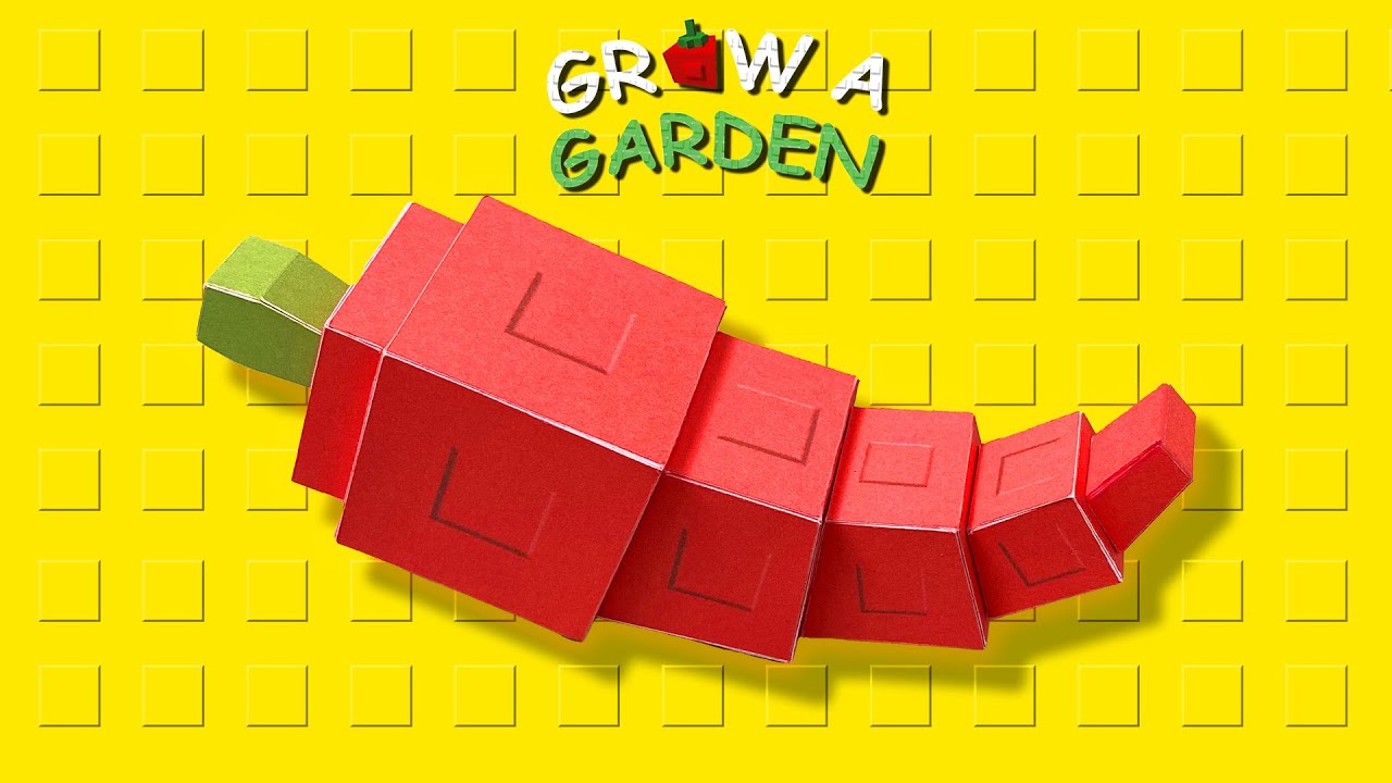 Make "PEPPER - Grow A Garden" Papercraft | CraftCube - YouTube