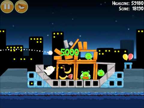 Official Angry Birds Walkthrough Danger Above 7-13 - YouTube