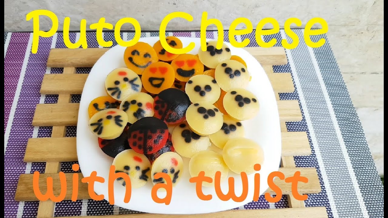 Puto Cheese | Puto with a twist | Puto with design | Fun puto | Emoji ...