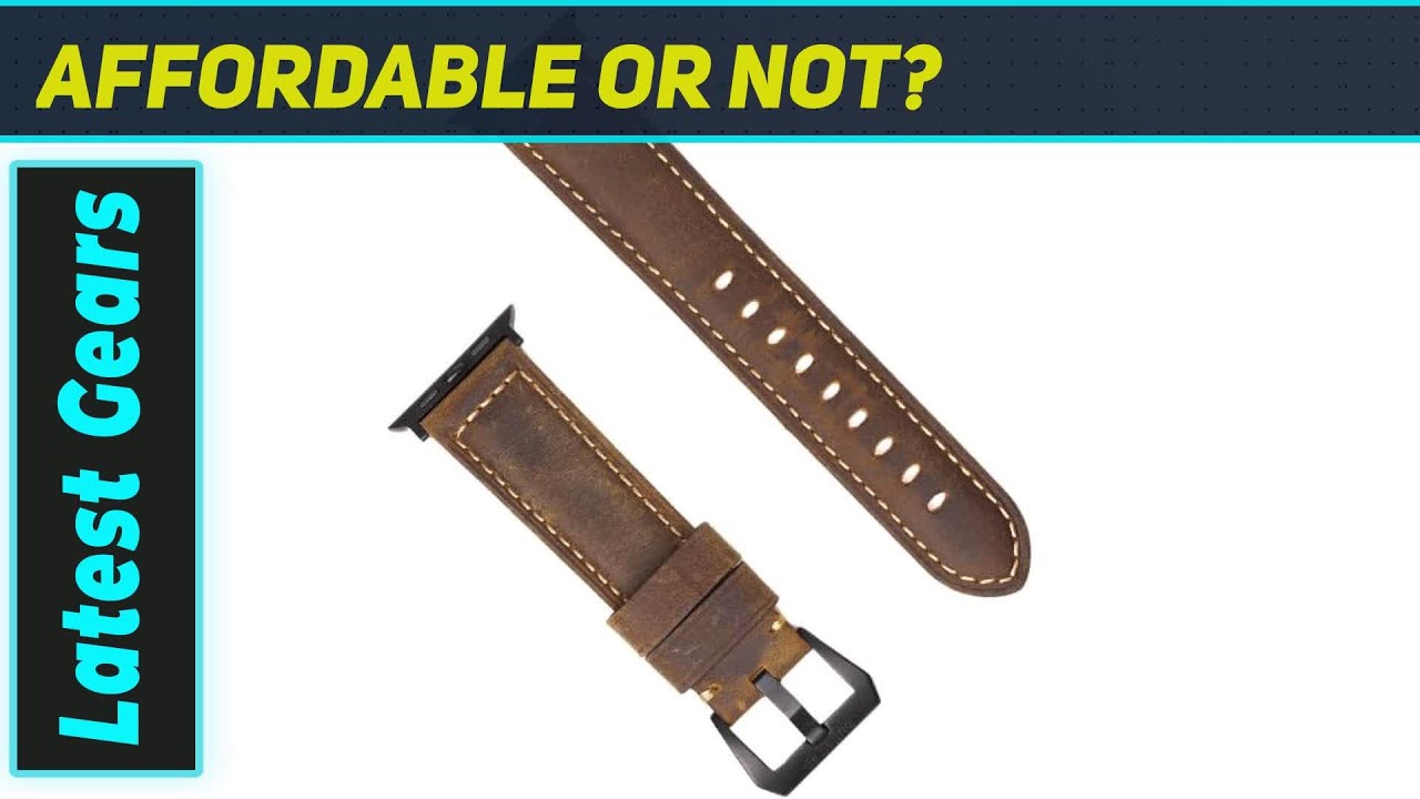 ReviewBest Apple Watch Band? Bullstrap Italian Leather Review - YouTube