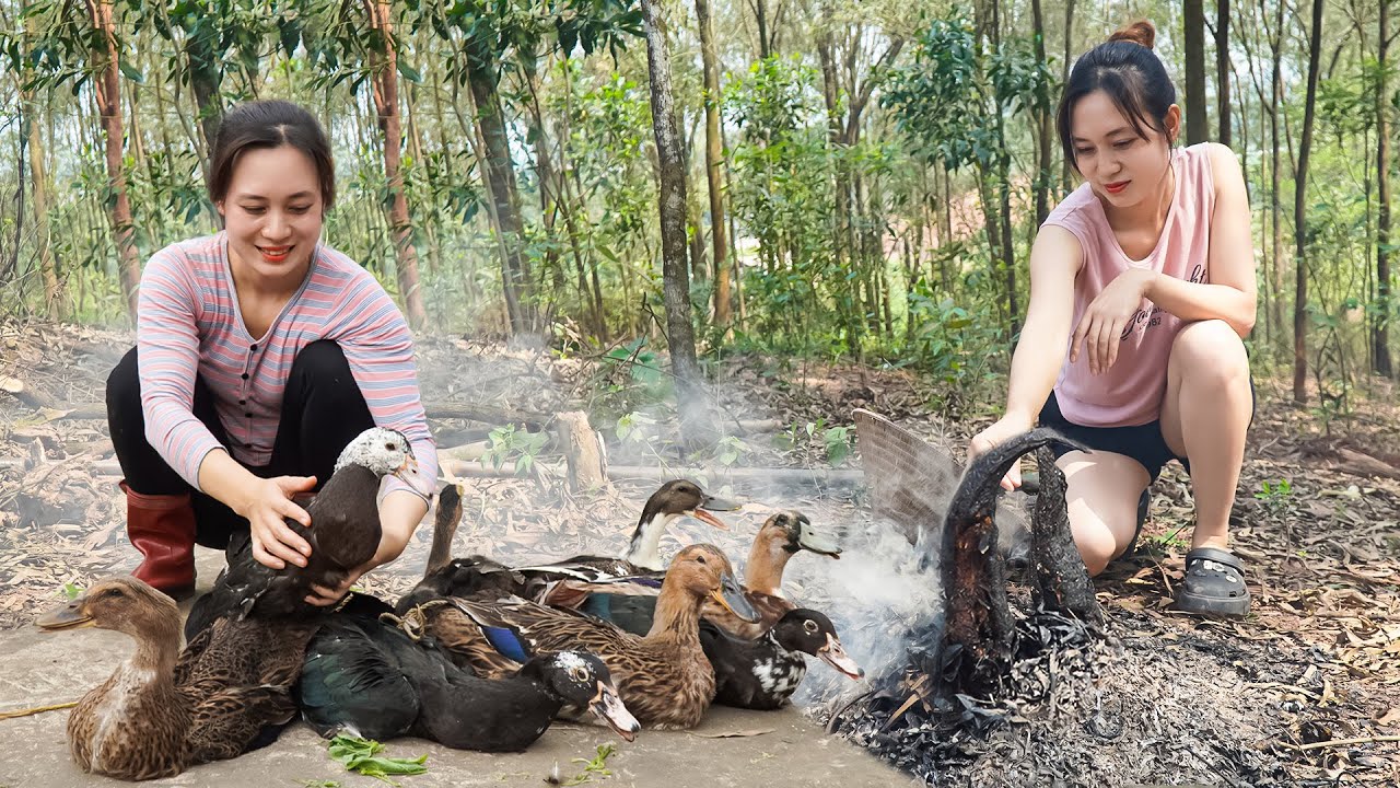 Survive in the Forest, Catch Wild Ducks in the Farm Goes to Market Sell ...