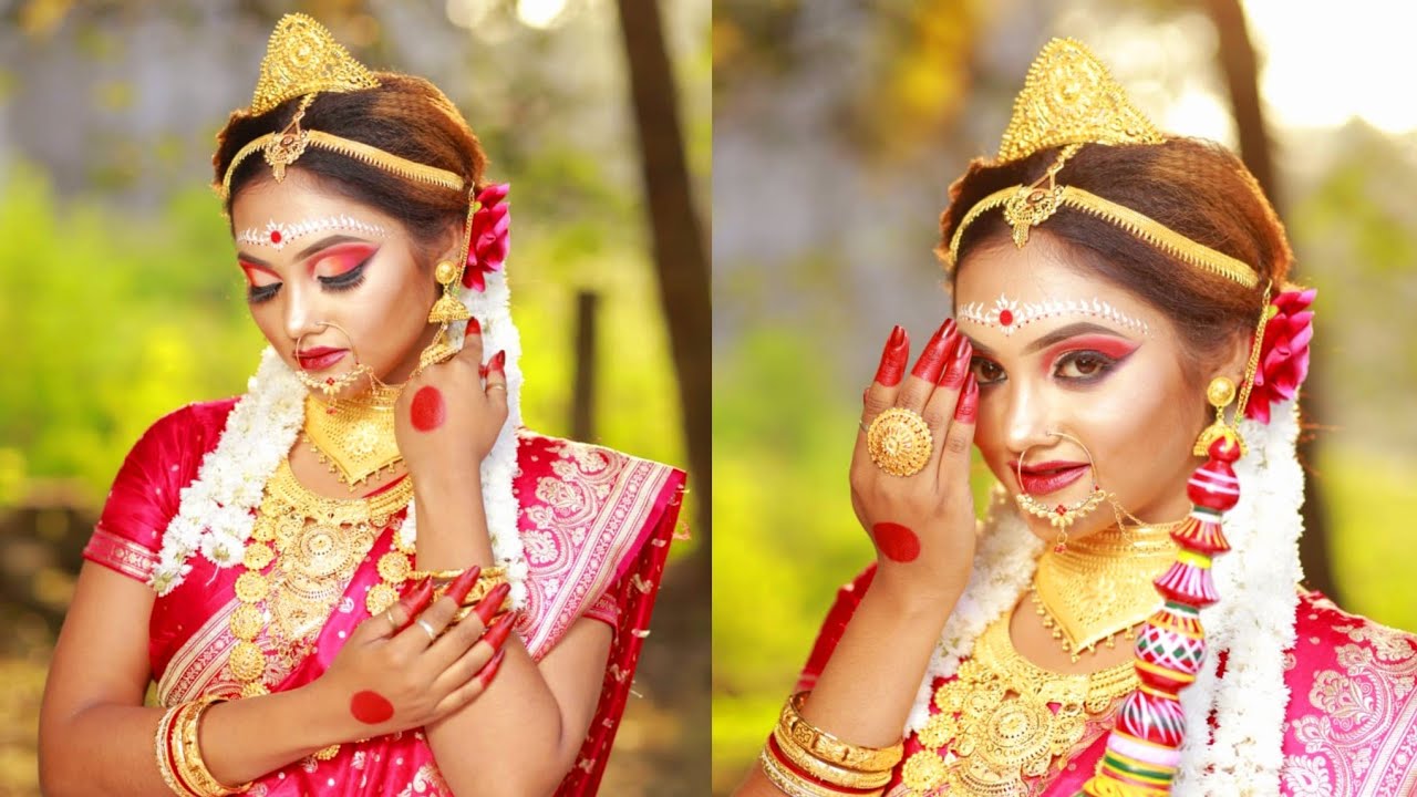 BADHU || BENGALI BRIDE || MAKEOVER BY SHILPA HALDER || - YouTube