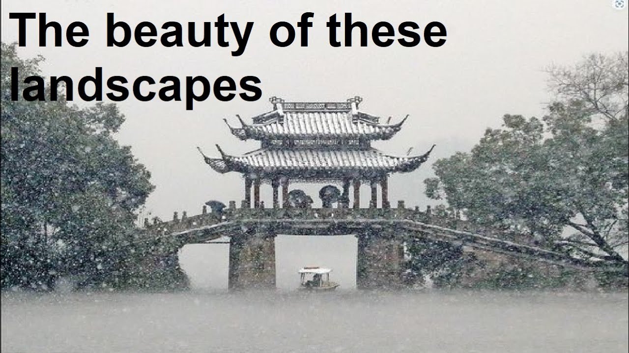 The beauty of these landscapes, Zhejiang.China - YouTube