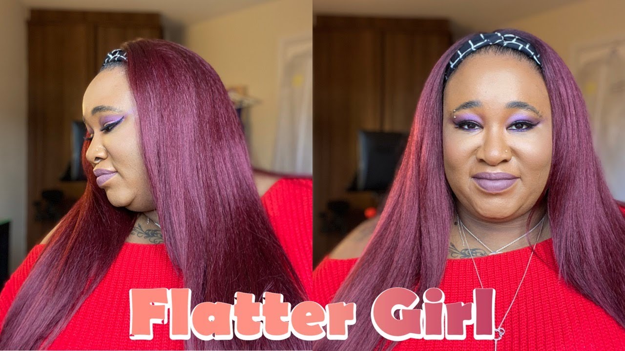 IT'S THE CRAZE HALF WIGS 😂 | Freetress Equal Flatter Girl 30" - YouTube
