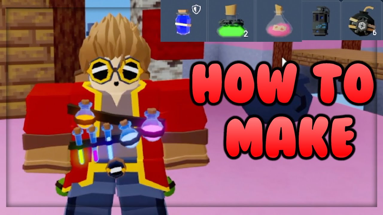 How To Make Every Potion Alchemist Roblox Bedwars Kit Youtube