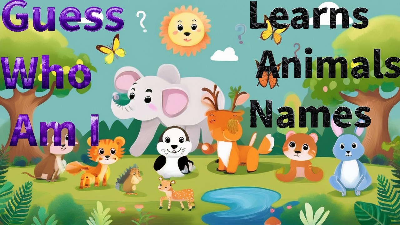 Learn The Animals Quiz for Kids Toddler and Kindergarten | Fun Animal ...