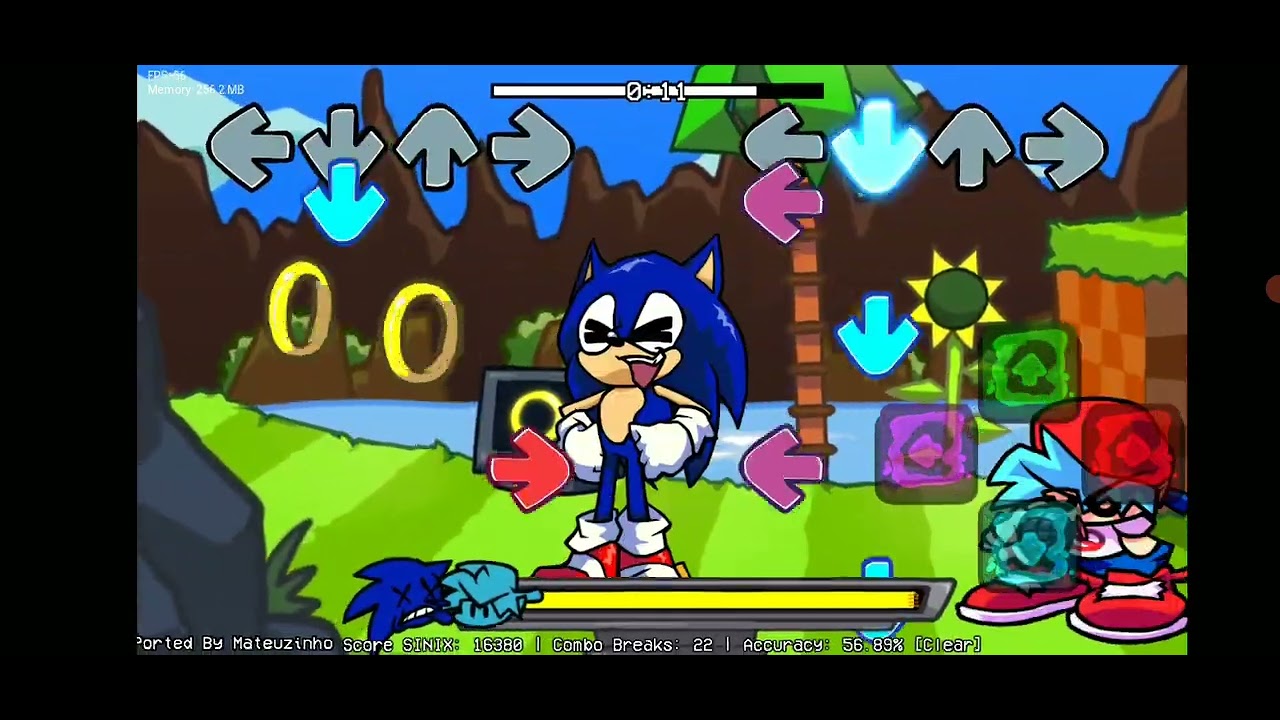 jogando fnf mod sonic legacy (adorei o mod kkk download do jogo nos ...
