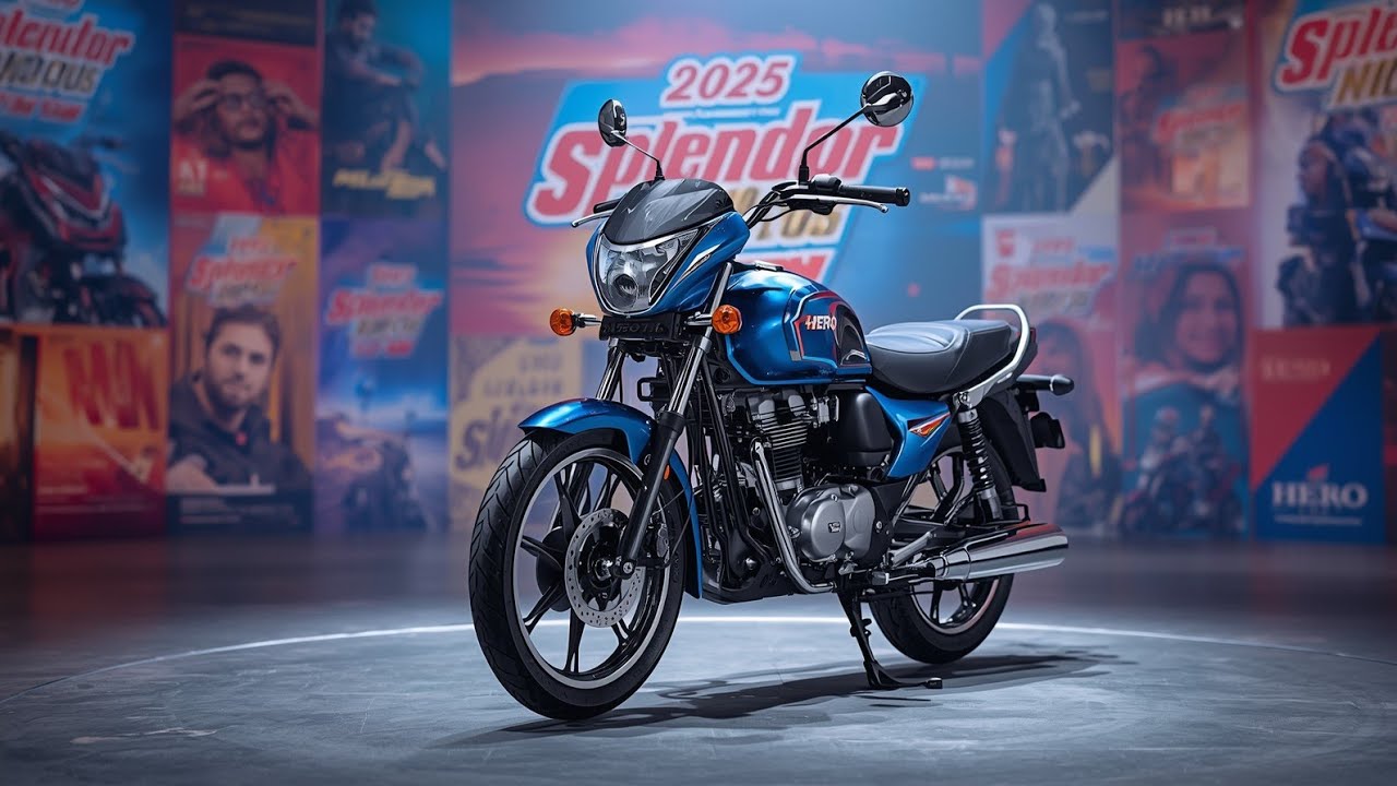 2025 Hero Splendor Plus Blue Edition | New Design | Features | Mileage ...