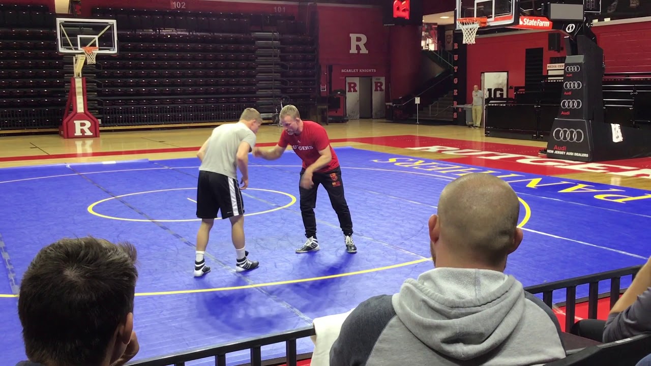 Rutgers Clinic Pritzlaff head blocking drill - YouTube