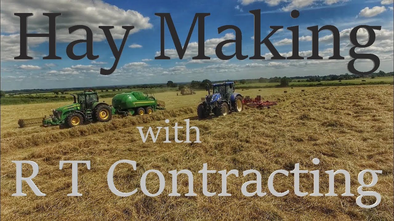 Hay Making with R T Contracting - YouTube
