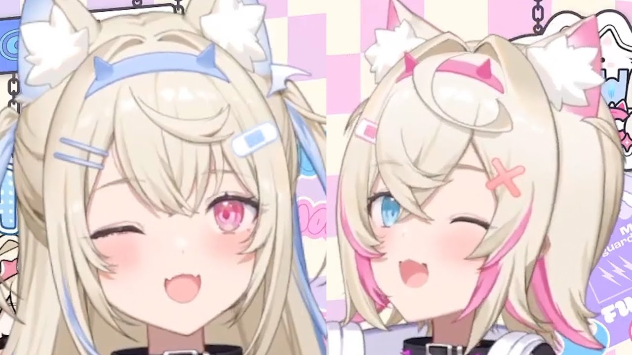 FUWAMOCO performed a double cute wink that destroyed everyone in chat ...