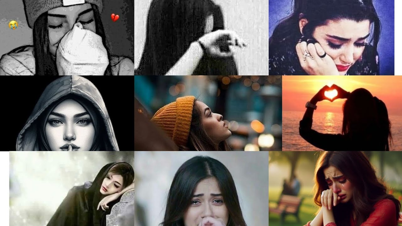 😔 Sad girls dps 😔 cute girl dps profile picture for Instagram trending ...