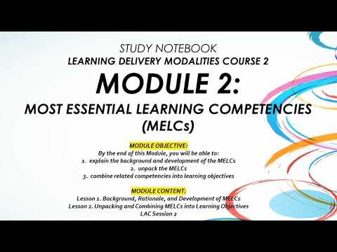 LEARNING DELIVERY MODALITIES 2 | ANSWERS FOR MODULE 2 | LAC SESSION - YouTube