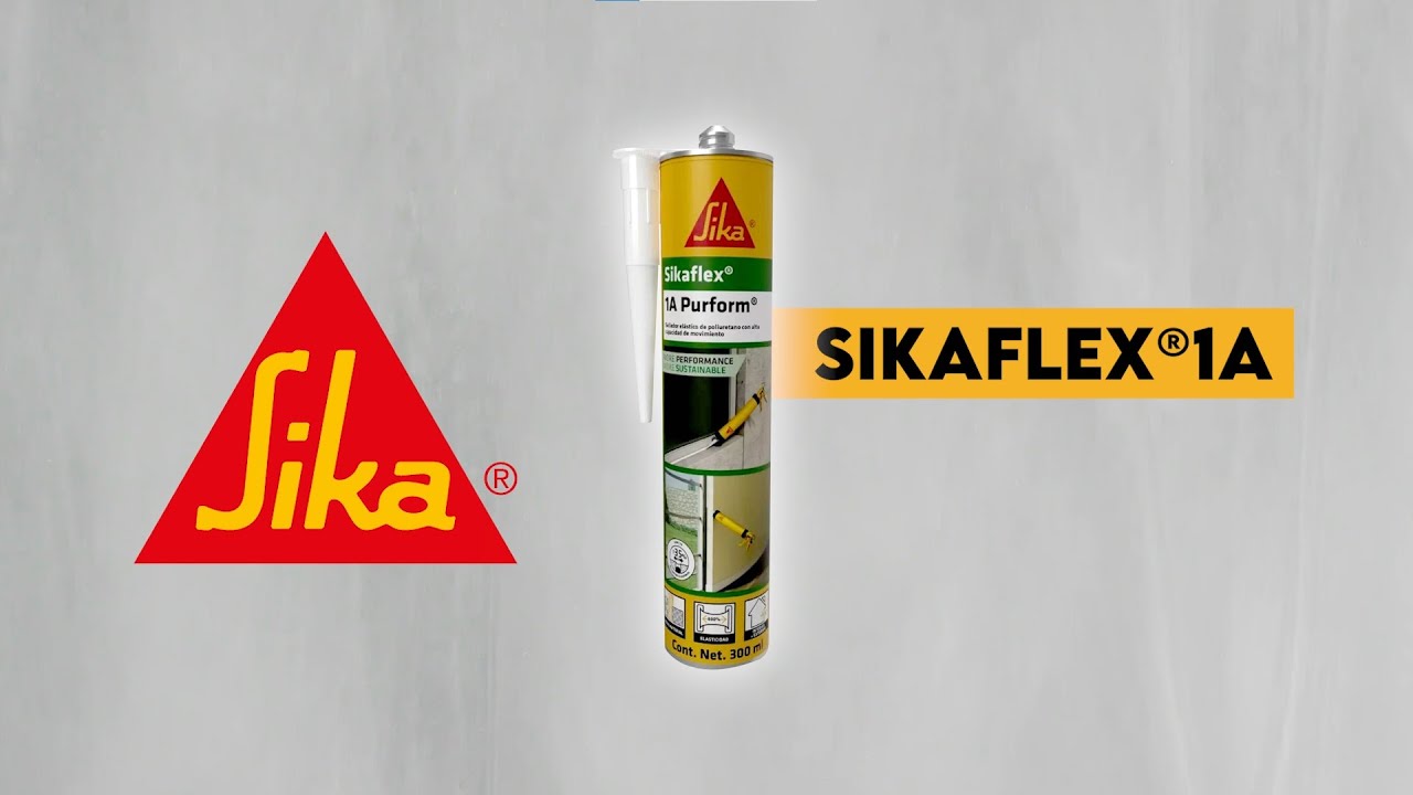 Sellador de poliuretano Sikaflex®-1A | SIKA - YouTube