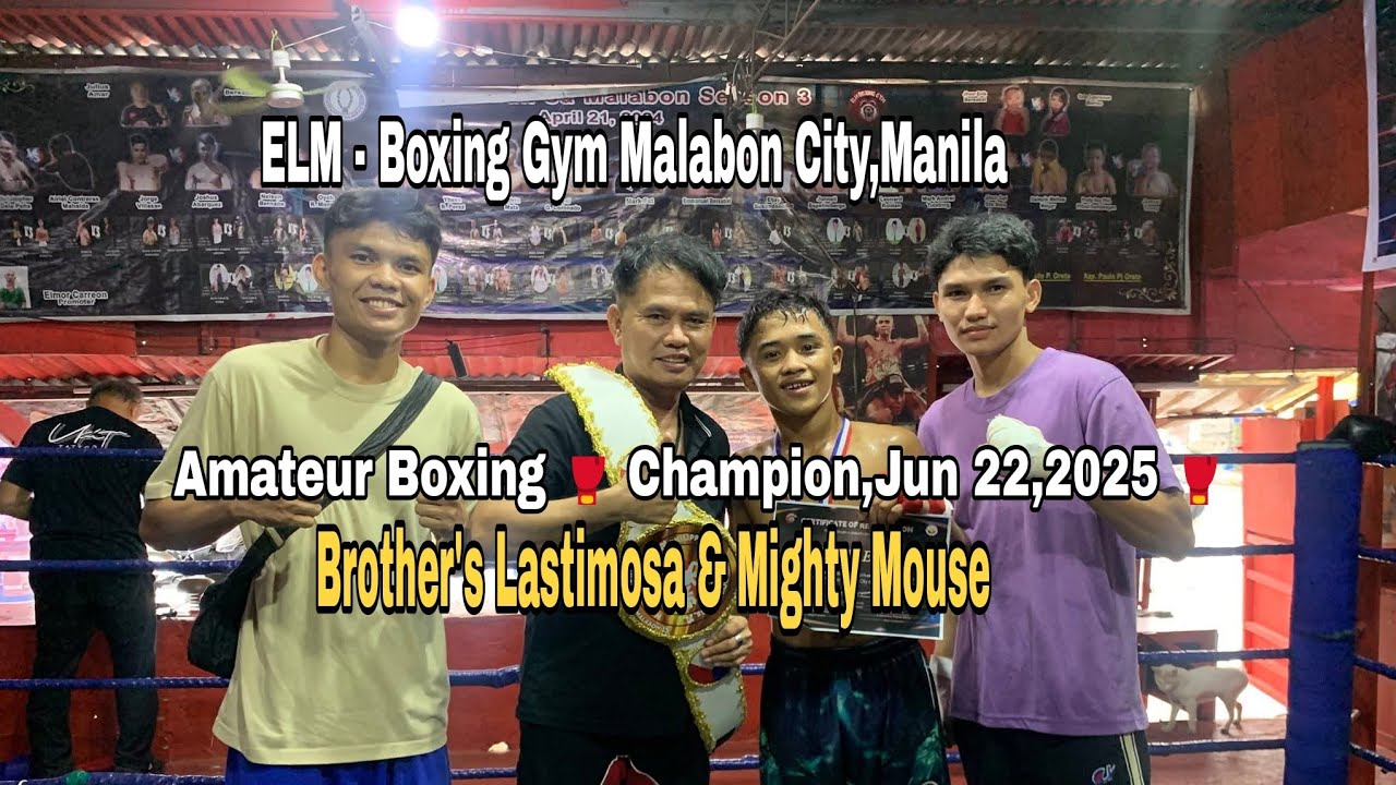 June 22,2025-Mighty Mouse Jerald Edaño vs Boxer 1 Jushua Gurapo ...