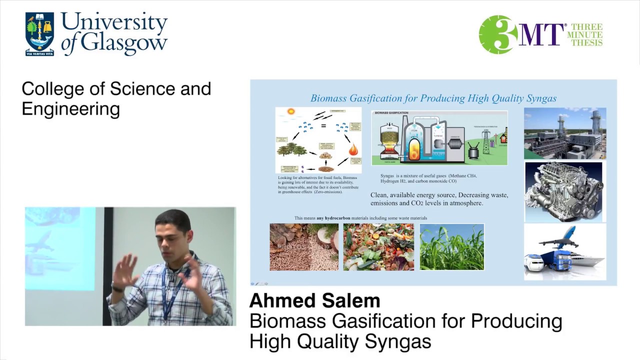 Biomass Gasification for Producing High Quality Syngas - YouTube