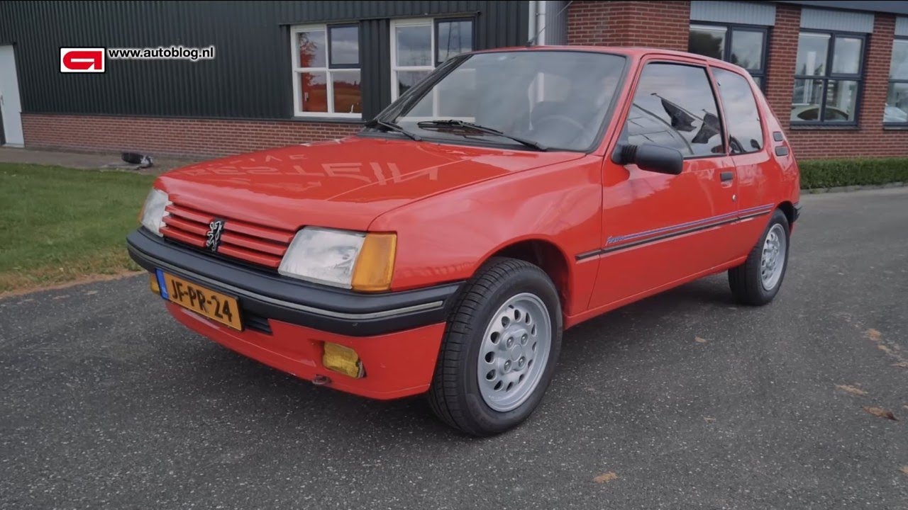 Mijn auto: Peugeot 205 Forever van Yoshi - YouTube
