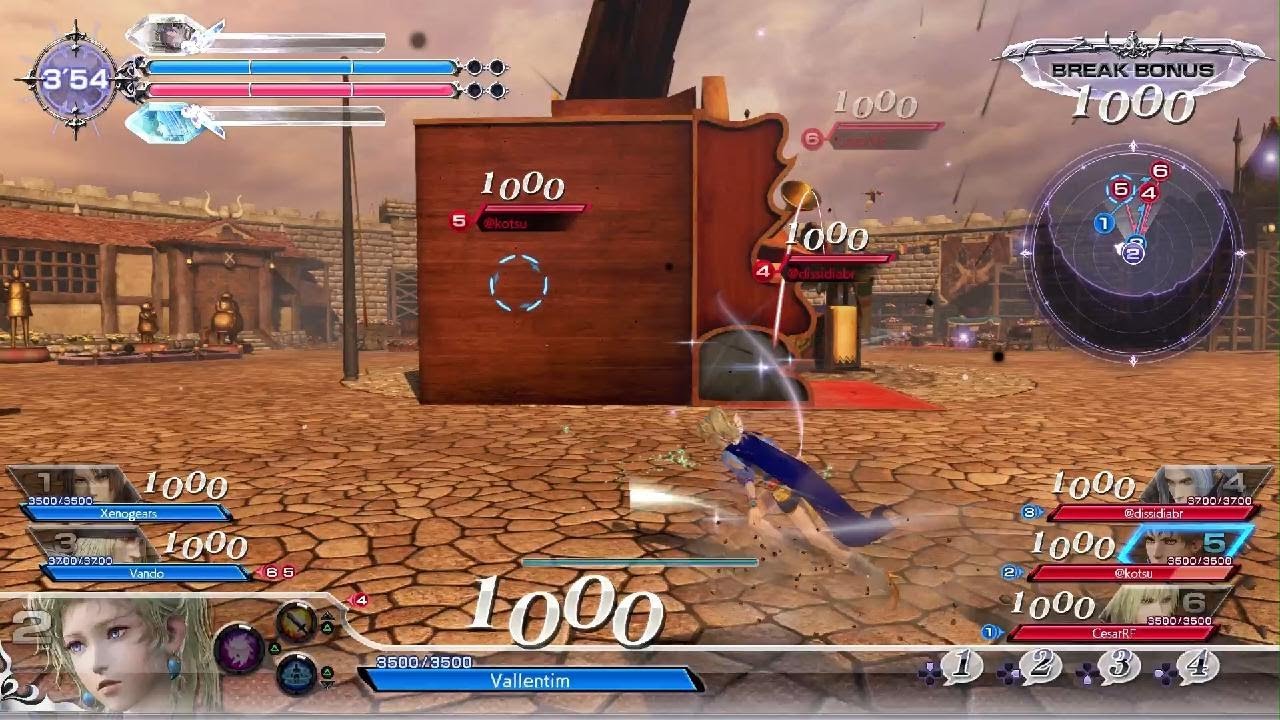 DISSIDIA FINAL FANTASY NT Lobby Match BR Terra Branford - YouTube