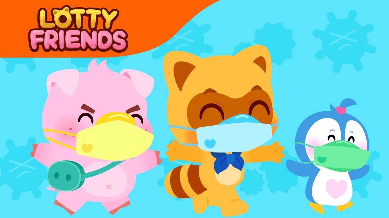 Mask Song | 인기동요 | 영어동요 | 바이러스 예방 - YouTube