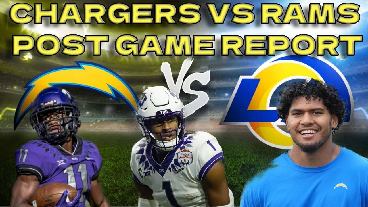 CHARGERS POST GAME REPORT | PRESEASON WEEK 1 | - YouTube