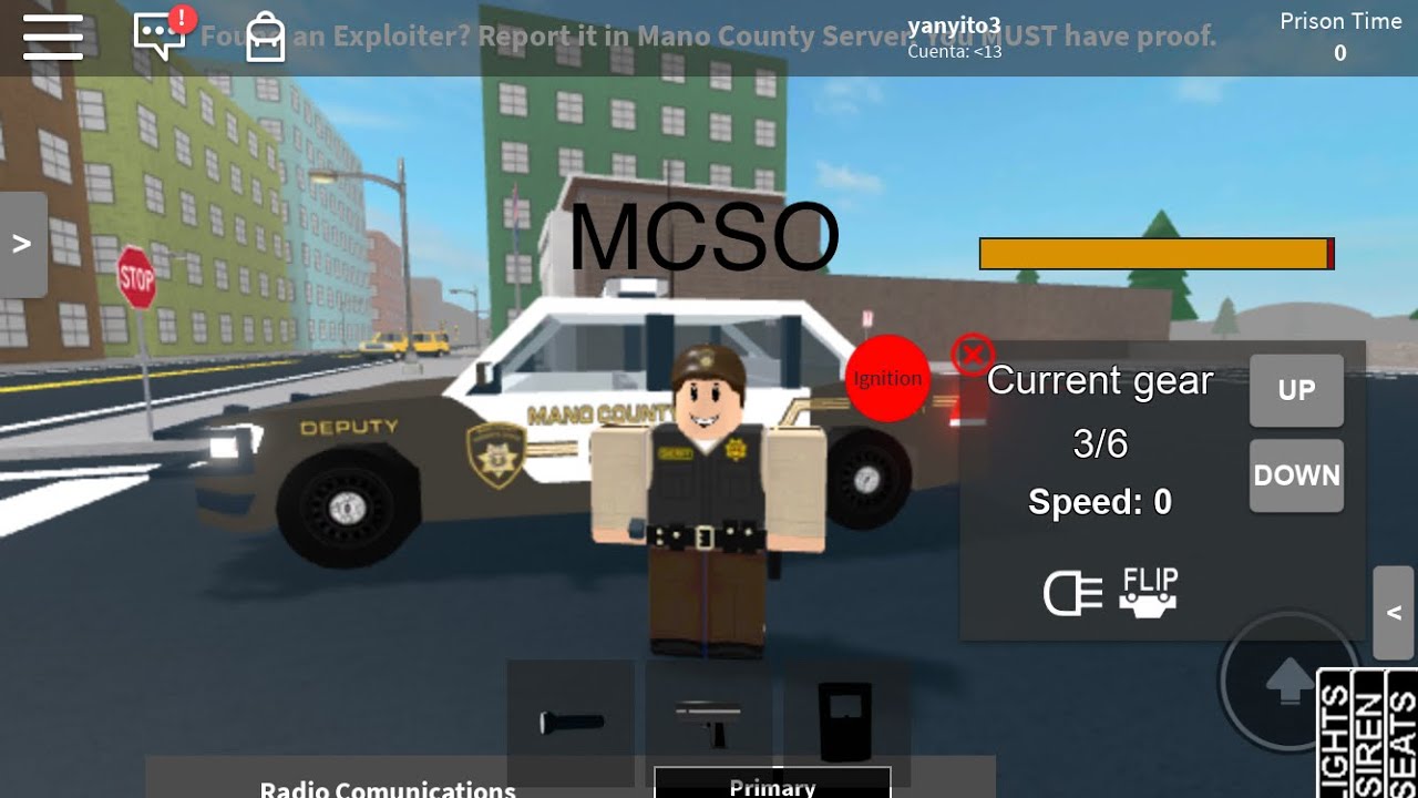 Roblox Mano County Sheriff S Office Patrol 1 Youtube