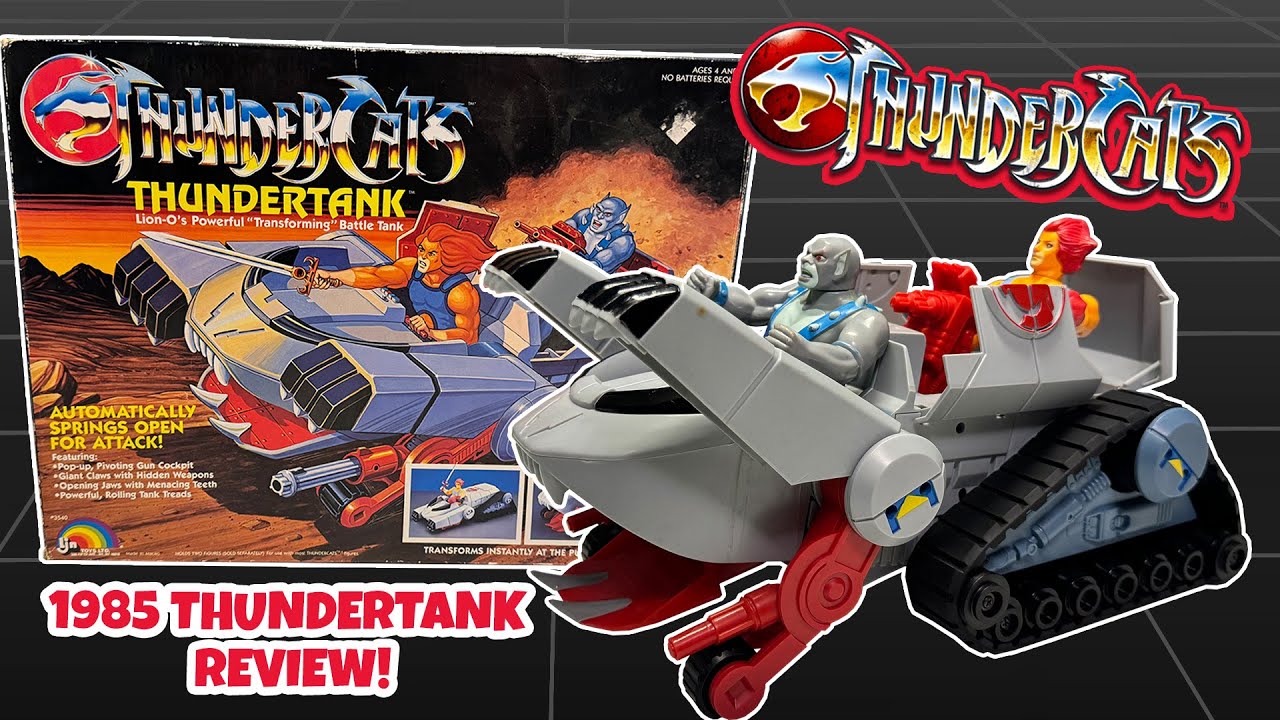 1985 Thundercats Thundertank Review!!! Vintage LJN Thundercats Toys ...