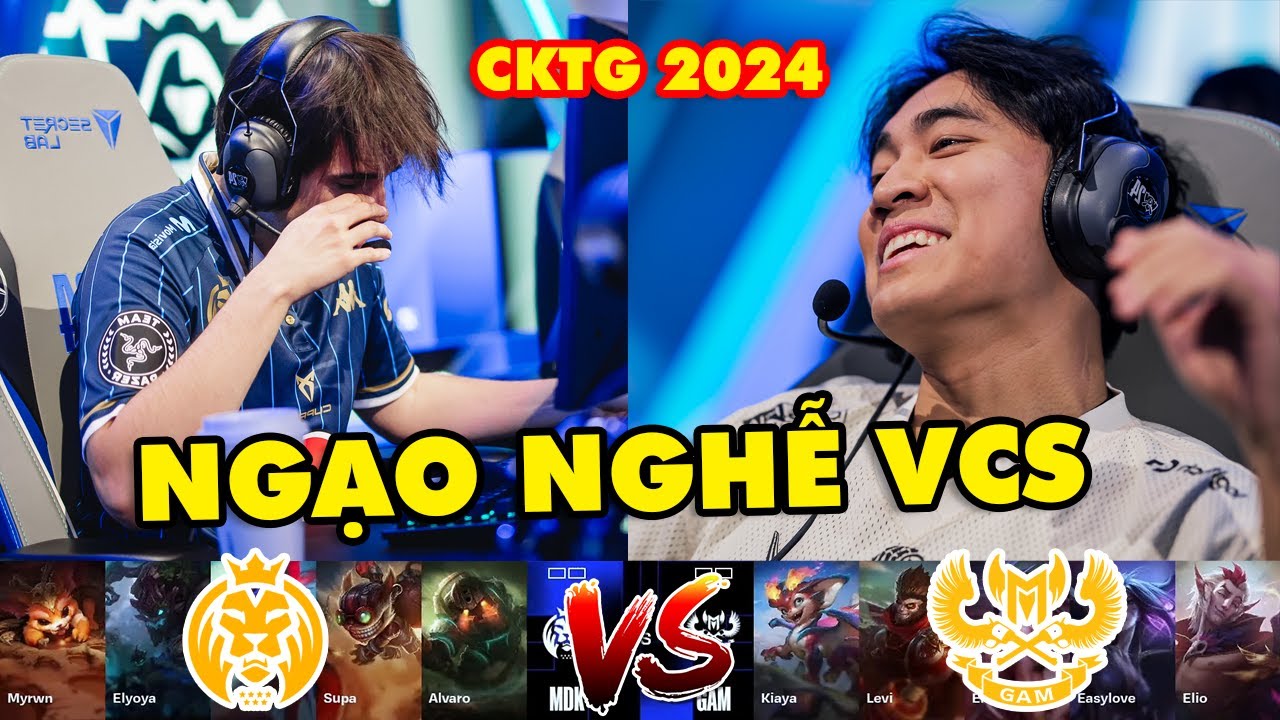 HIGHLIGHT GAM VS MDK FULL: NGẠO NGHỄ VCS | VÒNG SWISS | CKTG 2024 - YouTube
