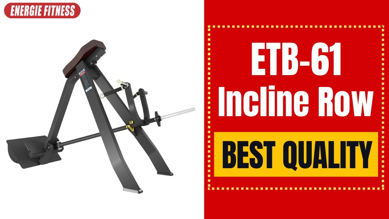 Heavy Duty Commercial Incline Row Machine | HOW TO DO PROPER EXERCISE ...