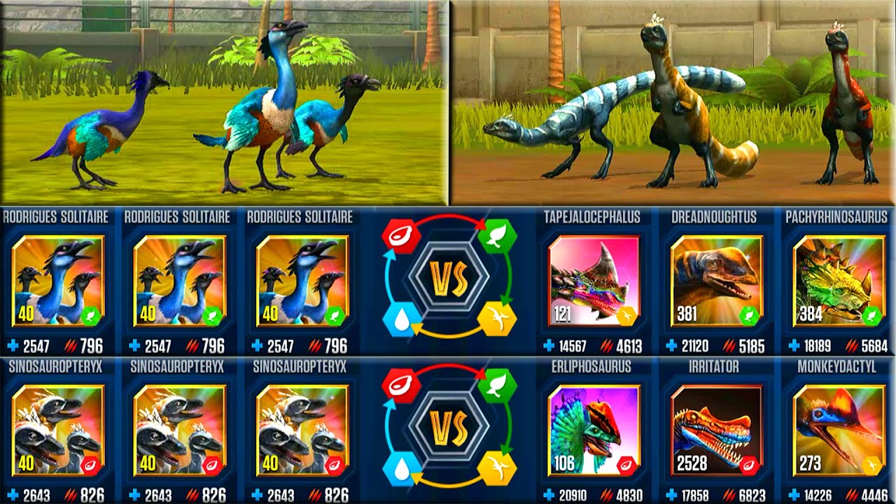 SUPER BATTLE RODRIGUES SOLITAIRE VS SINOSAUROPTERYX COMPLETE LEVEL 40 ...