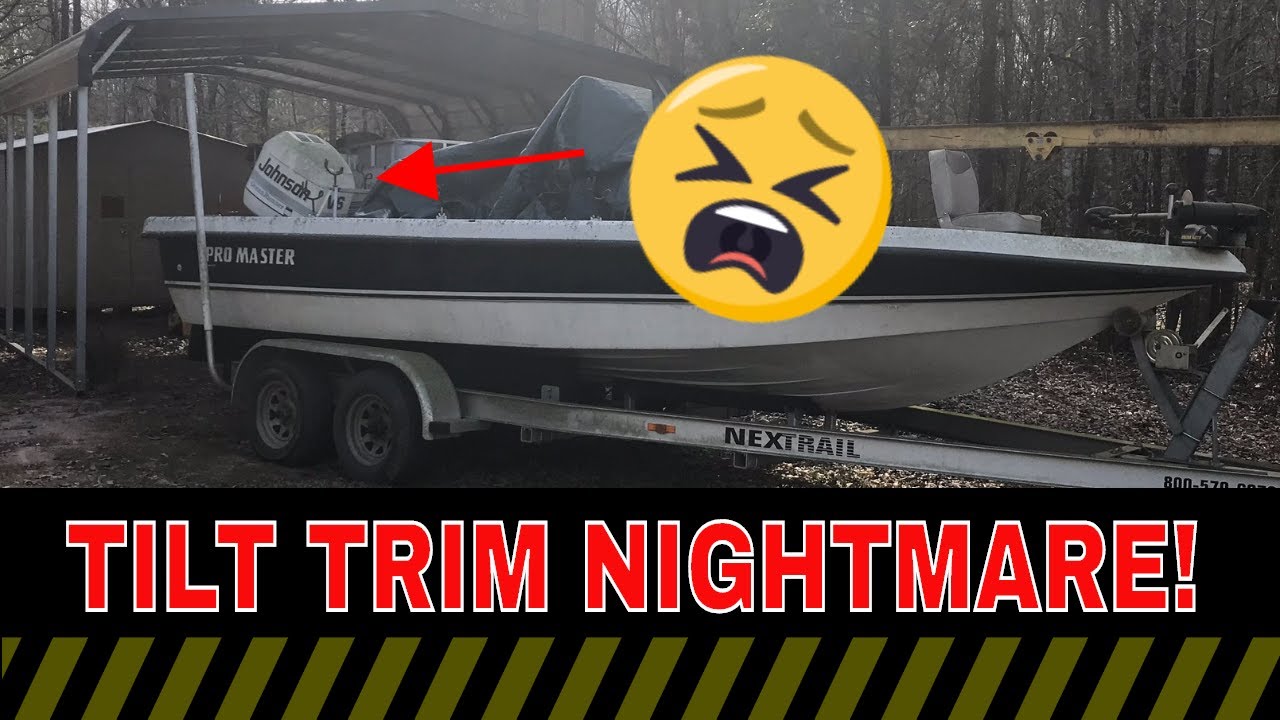 Rebuilding the Tilt Trim on Johnson Outboard Part 1 - YouTube