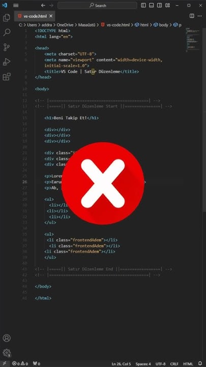 Visual Studio Code'un Görünümünü Şekillendiren Kısayol 🚀 #kodlama # ...