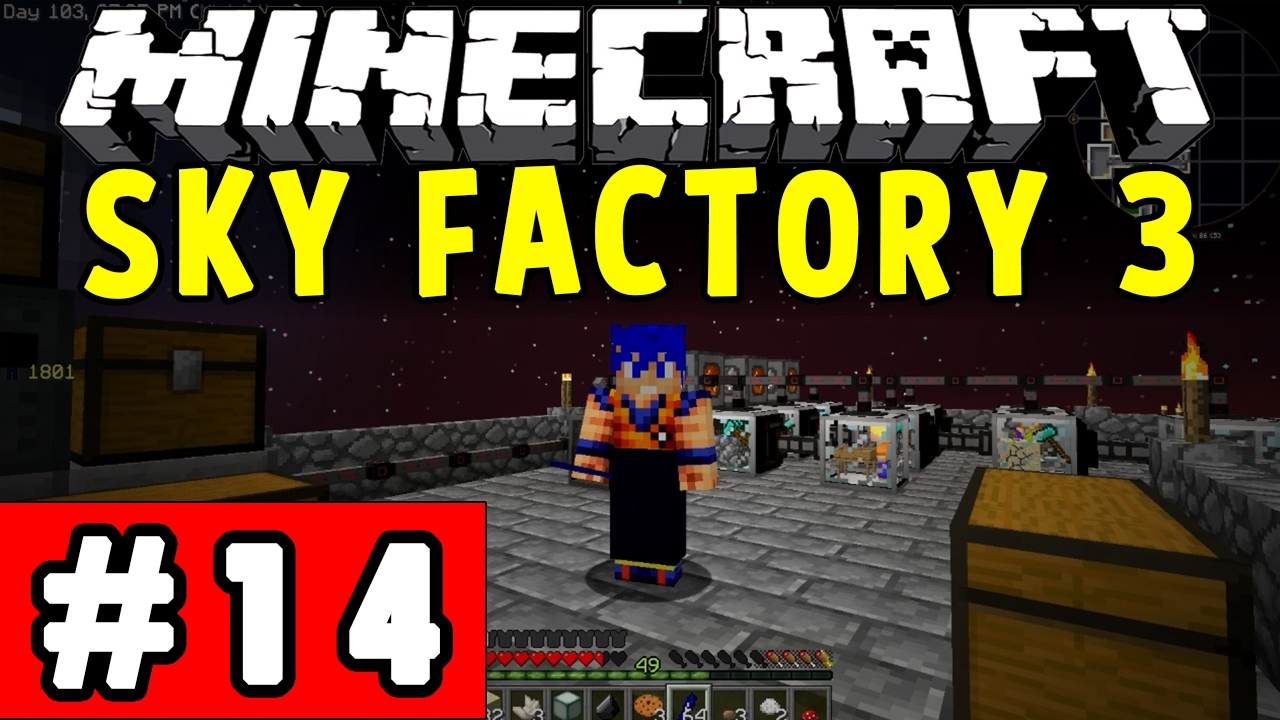 Hindi Minecraft SkyFactory 3 #14 (The Flying Nimbus) - YouTube