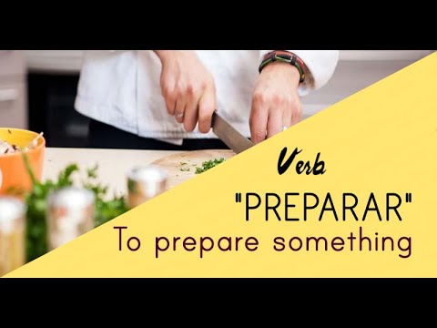 Conjugación del Verbo Preparar/ to prepare - YouTube
