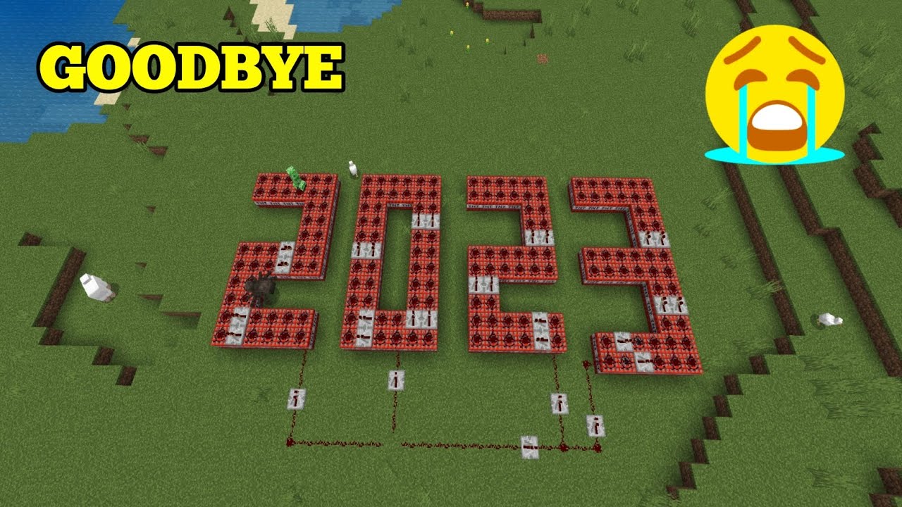 Minecraft Goodbye 2023 🥺. coming 2024 😘 #minecraft - YouTube