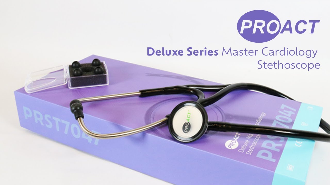 PROACT™ Deluxe Series Master Cardiology Stethoscope - YouTube