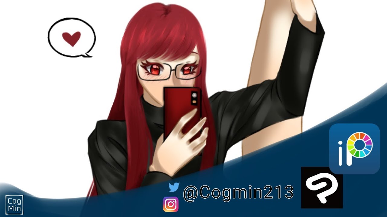 《Clip studio paint and Ibispaint 》 Persona 5 : Sumire speedpaint - YouTube