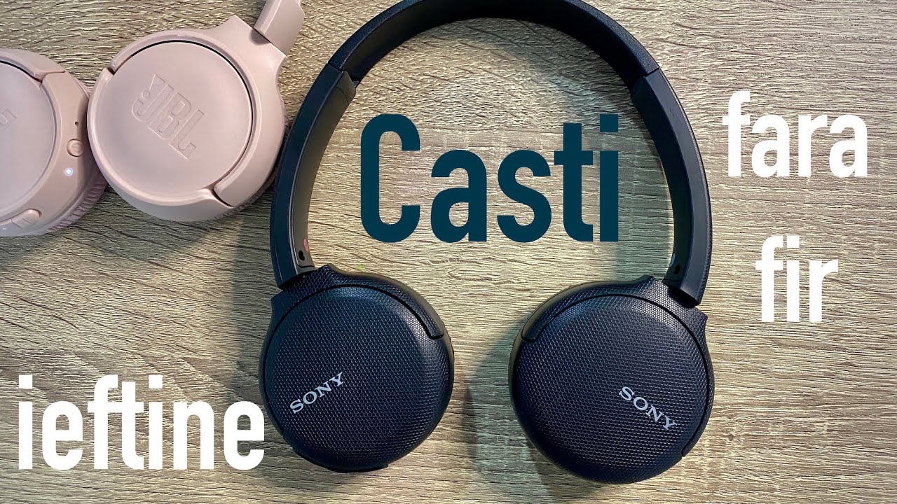 Casti wireless Sony sub 200 lei - YouTube