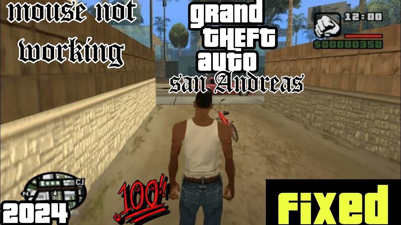how to fix GTA San Andreas mouse not working - YouTube