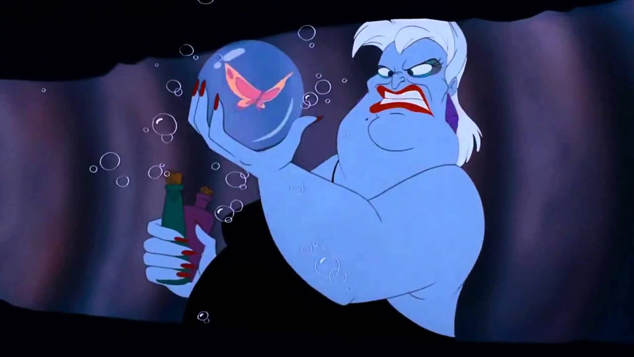 "Ursula's Transformation" Clip - The Little Mermaid Thai เงือกน้อยผจญ ...
